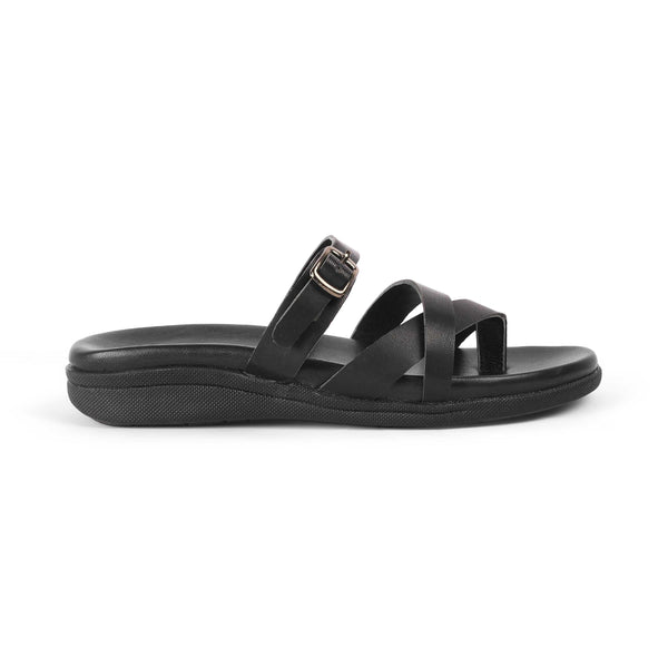 Buy Black Women's Flats - The Mos Black | Tresmode