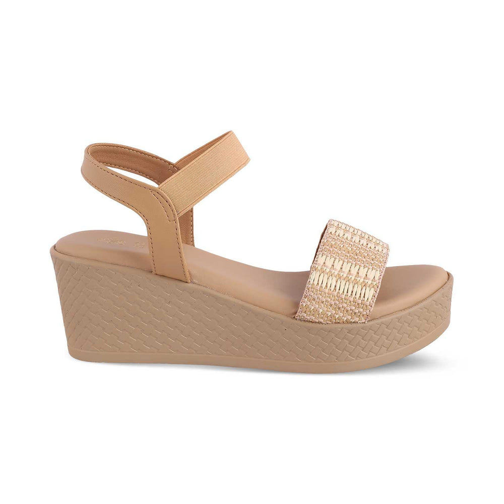 Buy Beige Women's Wedges - The Medge Beige | Tresmode